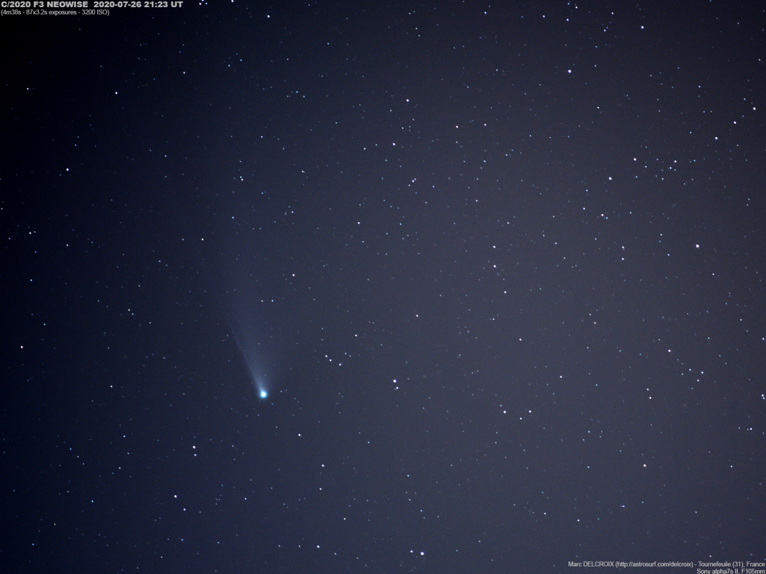 La comète C/2020 F3 (NEOWISE) – Société astronomique de France