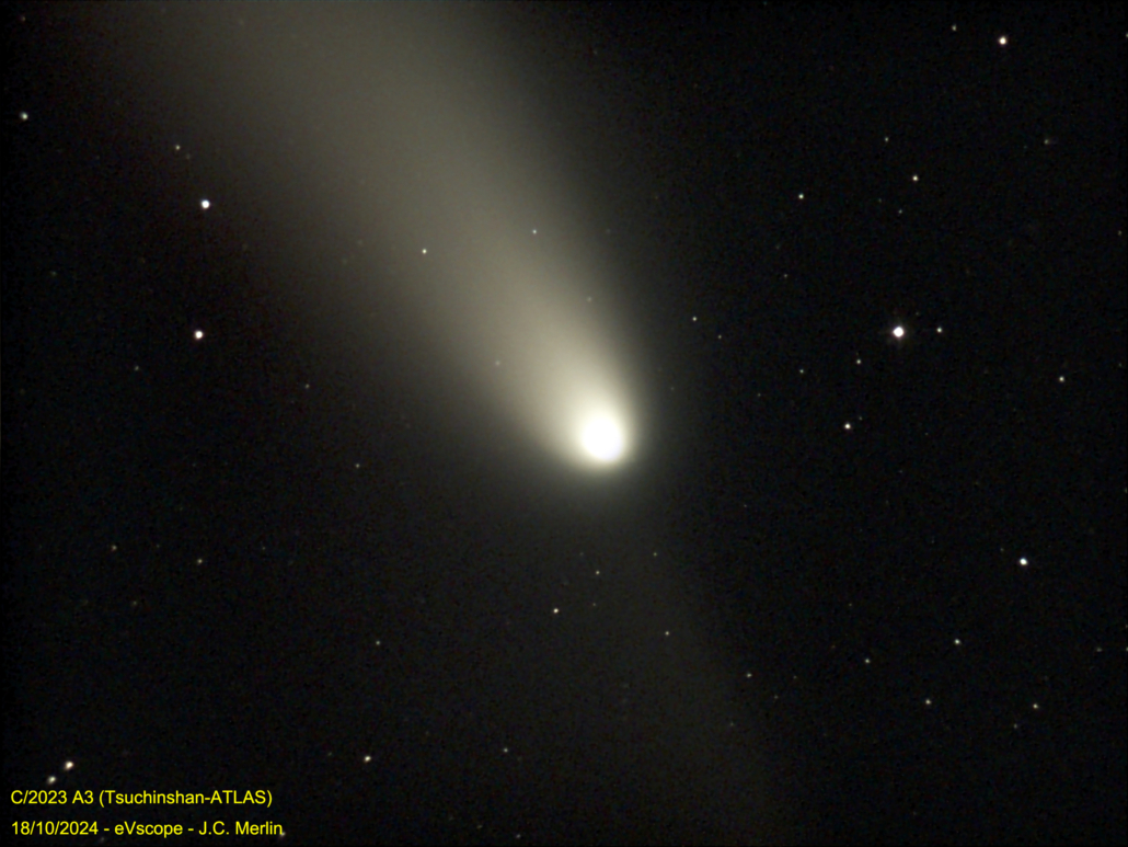 La comète C/2023 A3 (Tsuchinshan–ATLAS) – Société astronomique de France
